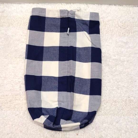 Hasten | Other | Hastens Blue White Checkered Pull Sting Coverbag ...